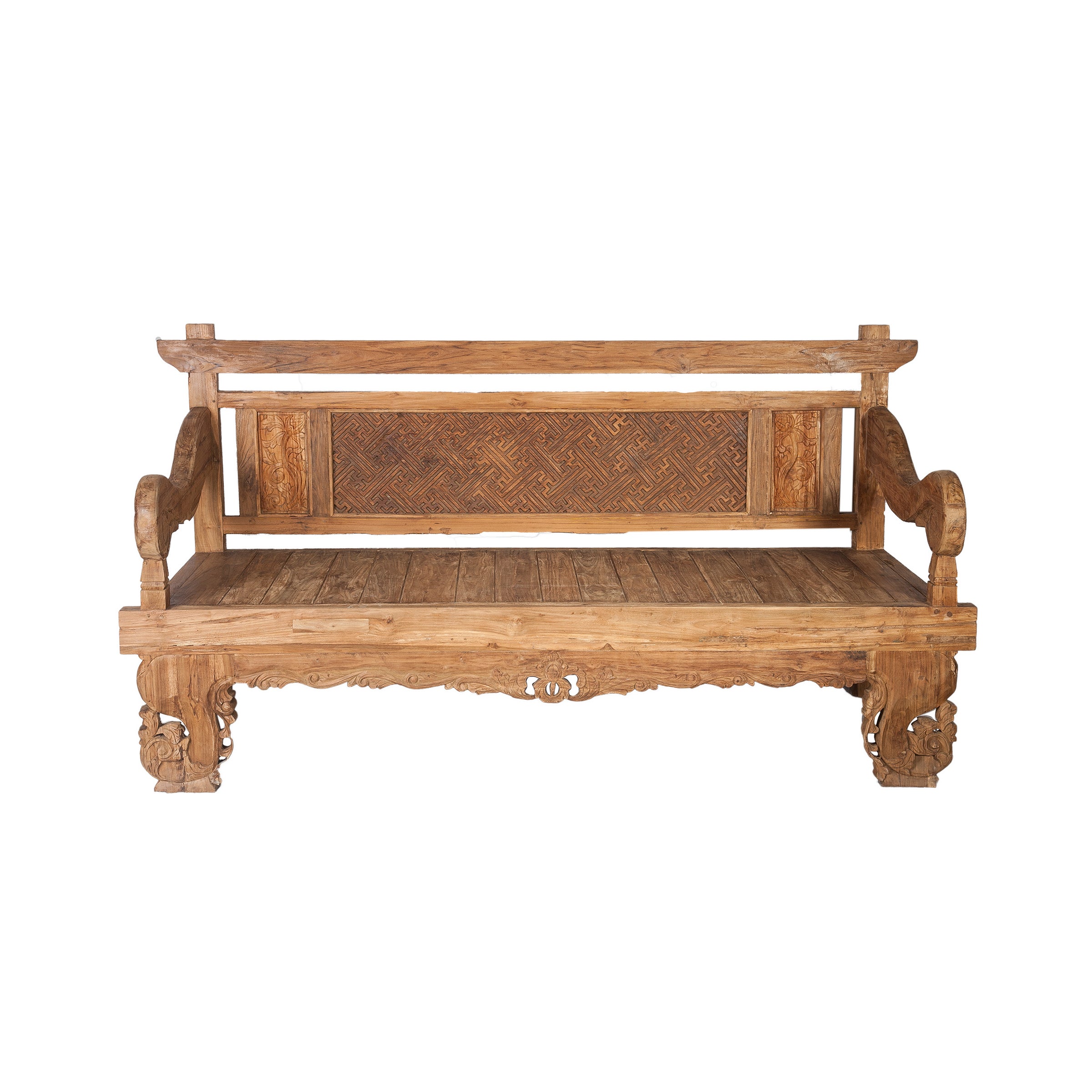 Carved bench store
